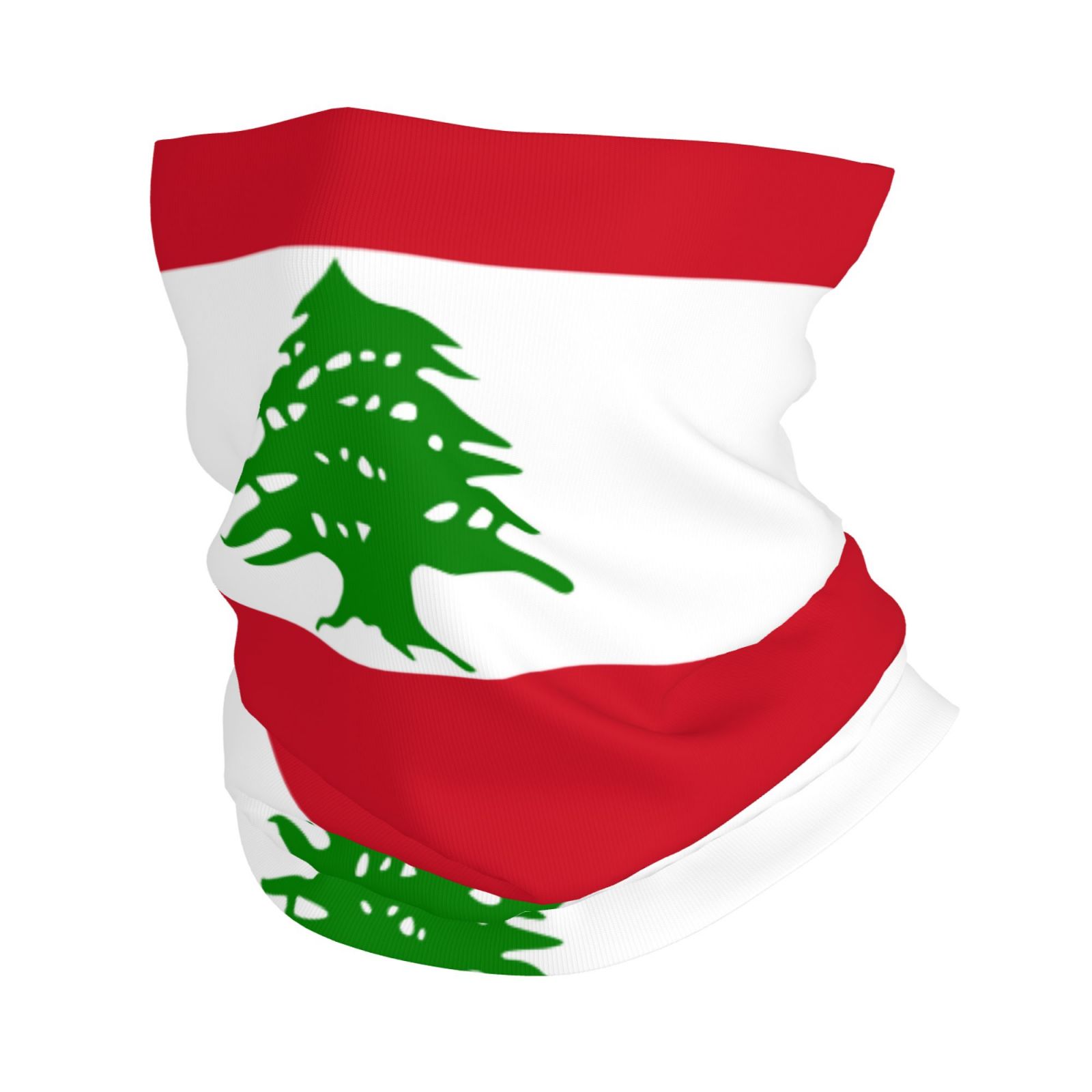 Neck Gaiter Face Mask Men Women Flag Of Lebanon Seamless Bandana Face ...