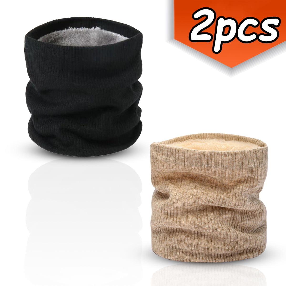 Neck Gaiter Winter Scarf Neck Warmer for Men Women Fleece Face Scarf ...