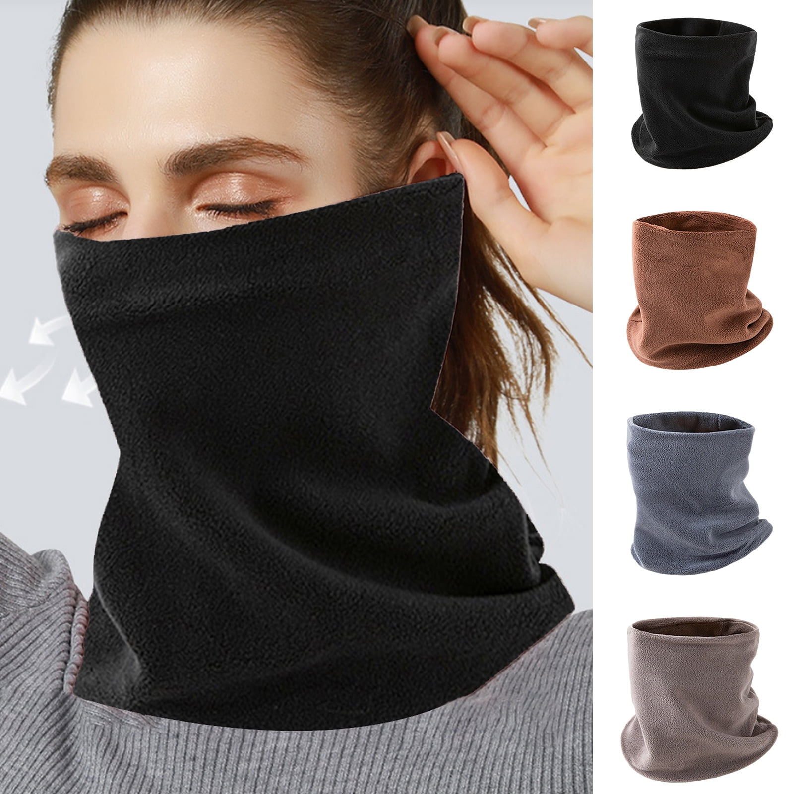 Neck Gaiter for Men & Women, Unisex Windproof Neck Wrap Winter Scarf ...