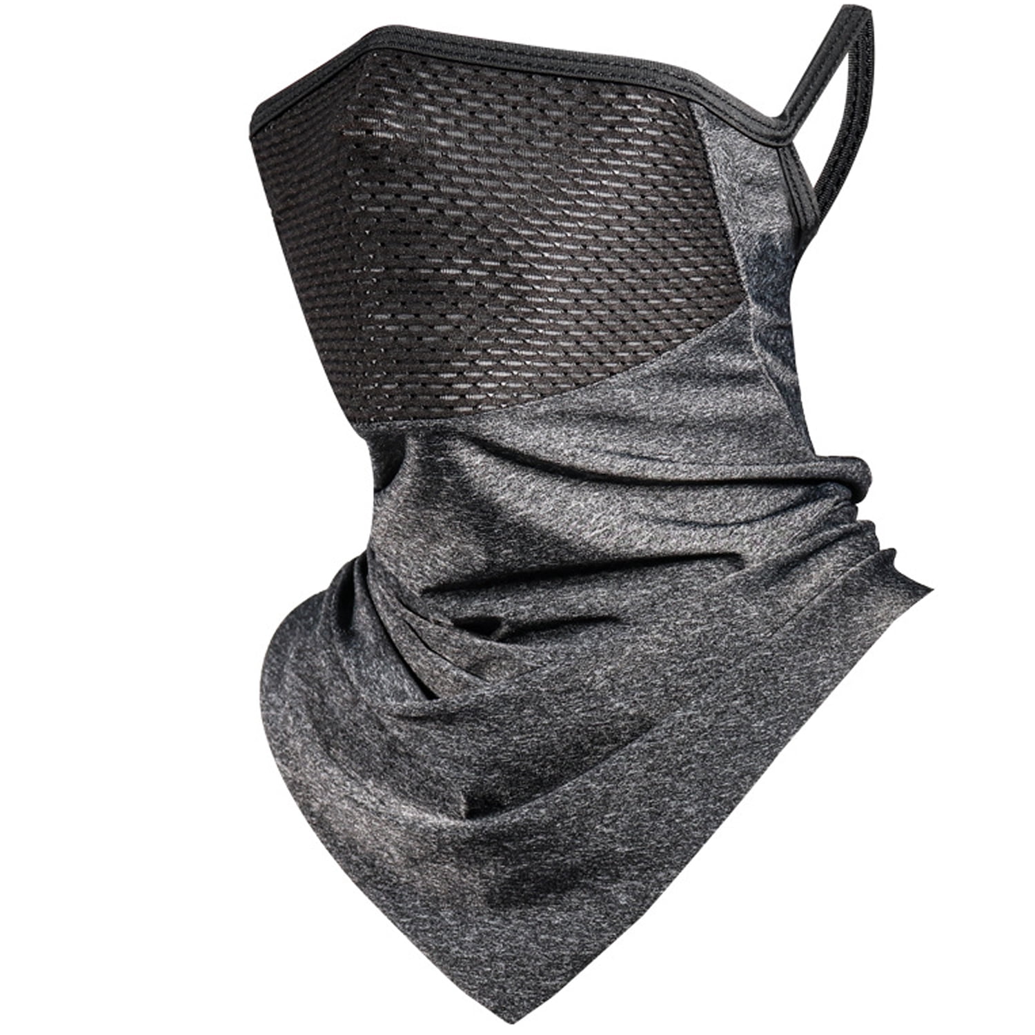 Neck Gaiter with Ear Loops Neck Covers Bandana Cloth Face Gaiter Mask ...