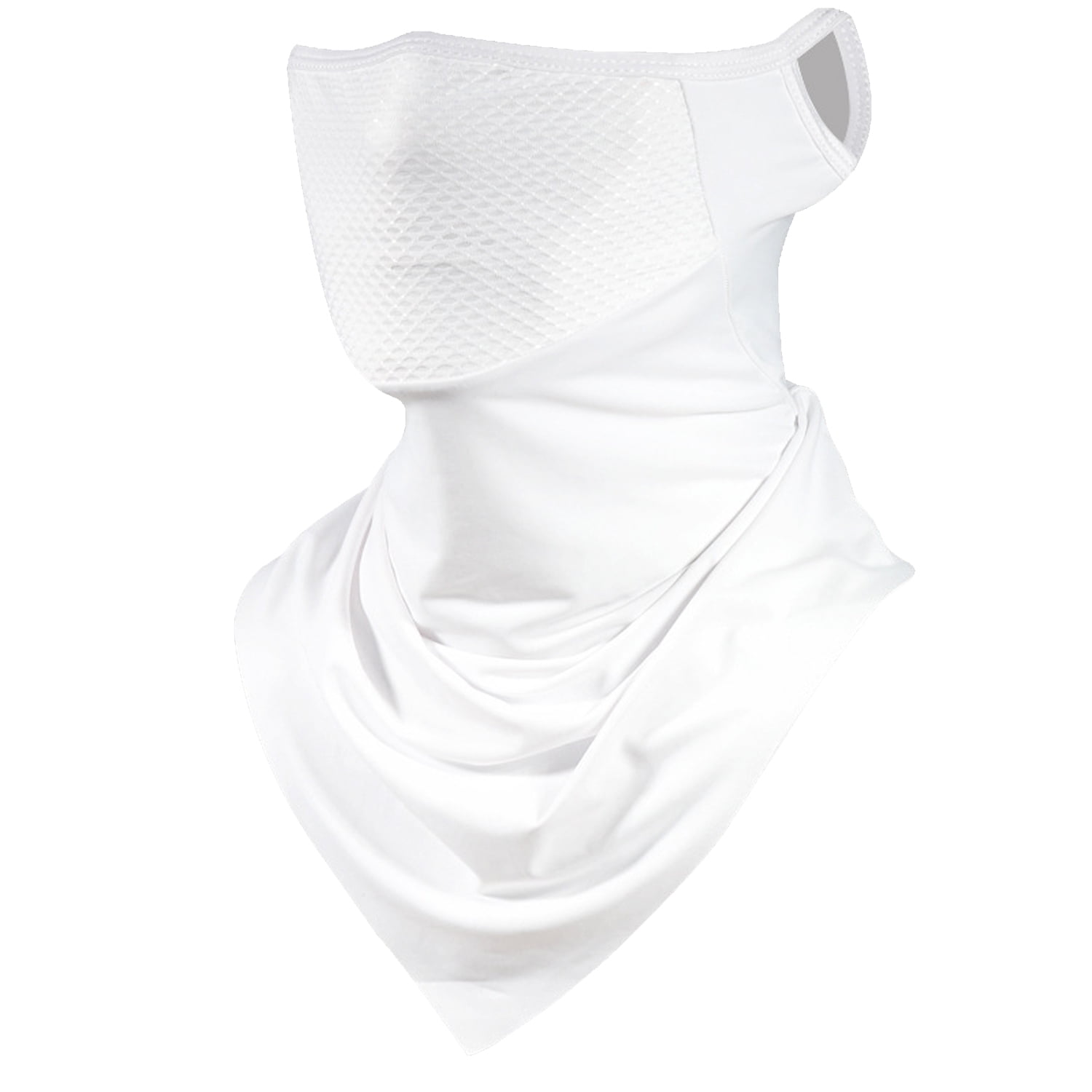 Neck Gaiter with Ear Loops Neck Covers Bandana Cloth Face Gaiter Mask ...