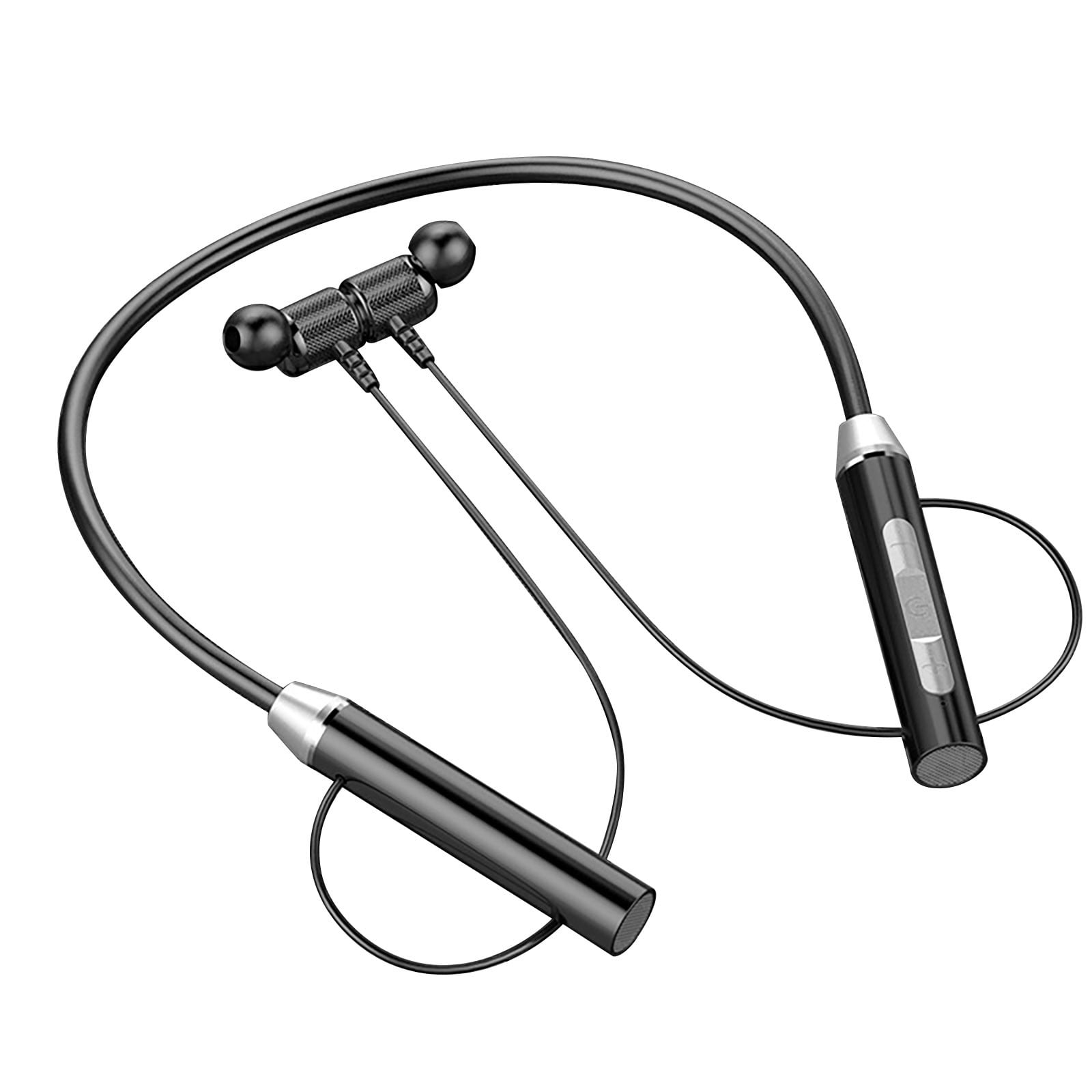 Lmniu Neck Hanging Bluetooth Headphones Bluetooth 5.0 Wireless Sports ...