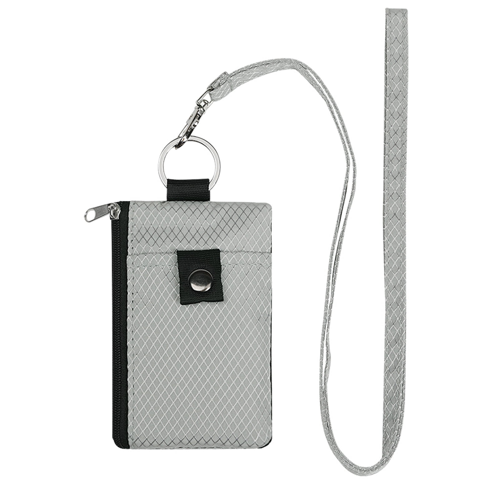 Neck Hanging Card Holder with Lanyard Student ID Sleeve Transparent ...