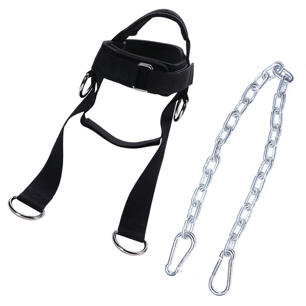 Neck Harness Exerciser Head Training Belt Adjustable Head Harness Neck ...