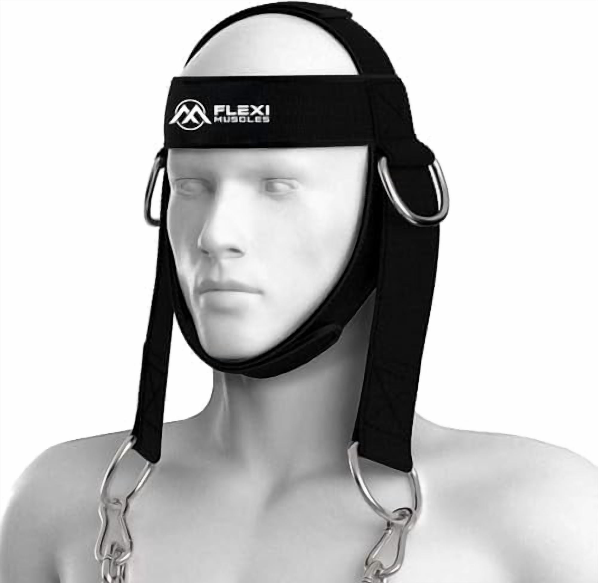 Neck Harness for Weight Lifting - Adjustable Neck Trainer with 30 ...