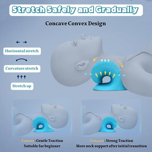 Neck Hump Corrector, Cervical Traction Device, Neck Stretcher for Pain ...