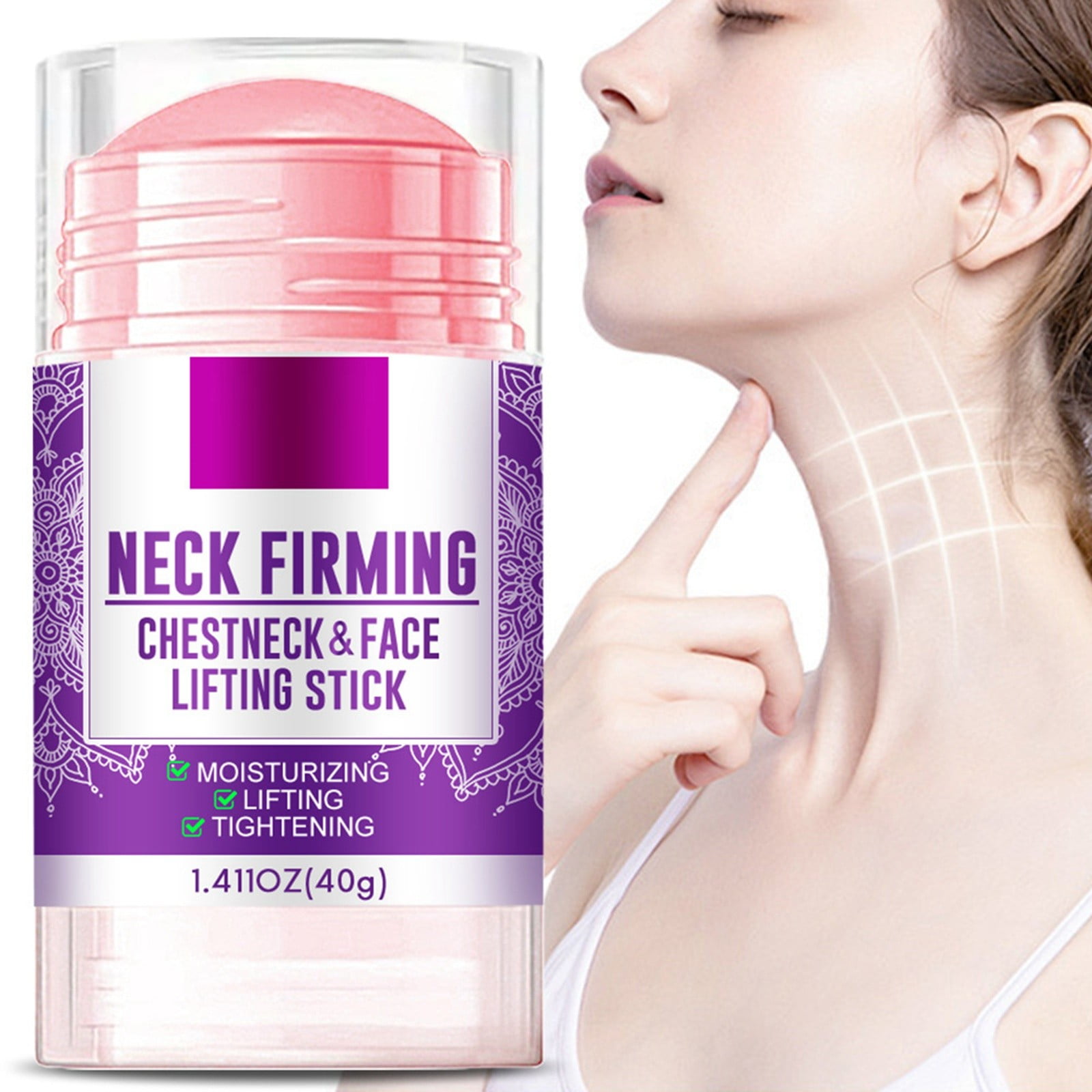 Neck Lift Firming Applicator Stick Reduces Neck Lines Lifts And Firms ... Neck Lift Firming Applicator Stick Reduces Neck Lines Lifts And Firms ...