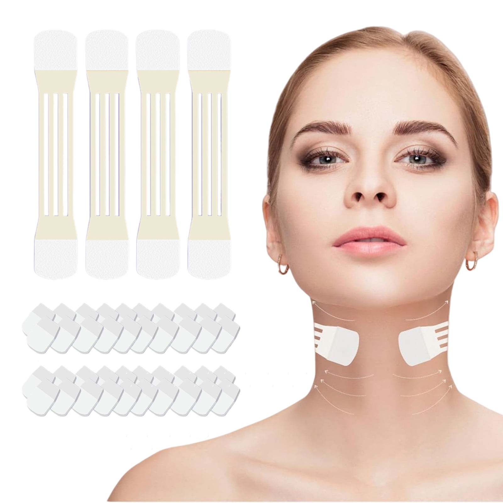 Neck Lift Tape-40 Neck Wrinkle Tape Instant Necktape Lift, Breathable ...