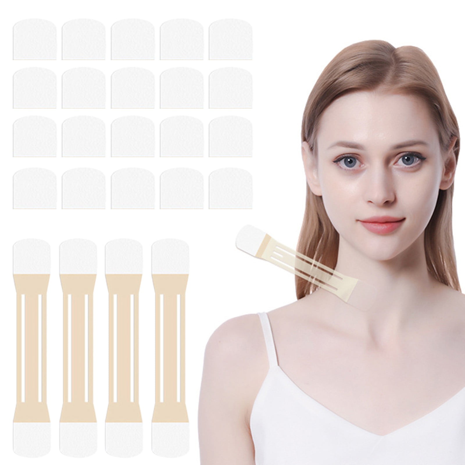 Neck Lifting Patch for Women, 20pcs Face & Neck Tightening Strips ...