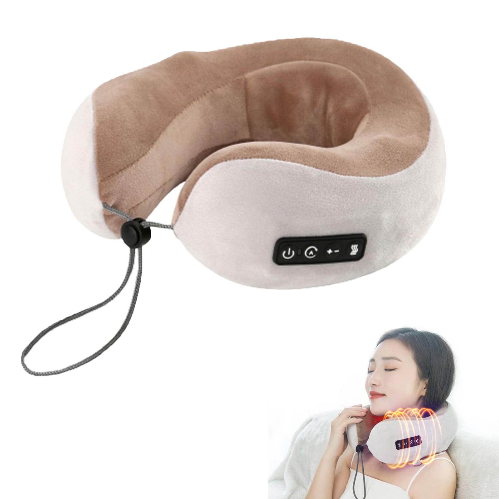 Neck Massage Pillow With 3 Vibrating Modes for Neck, Back and Leg ...