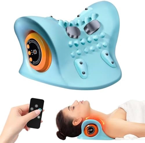 Neck Massager 2025, Massager Pillow with Heat for Pain Relief, Cervical ...