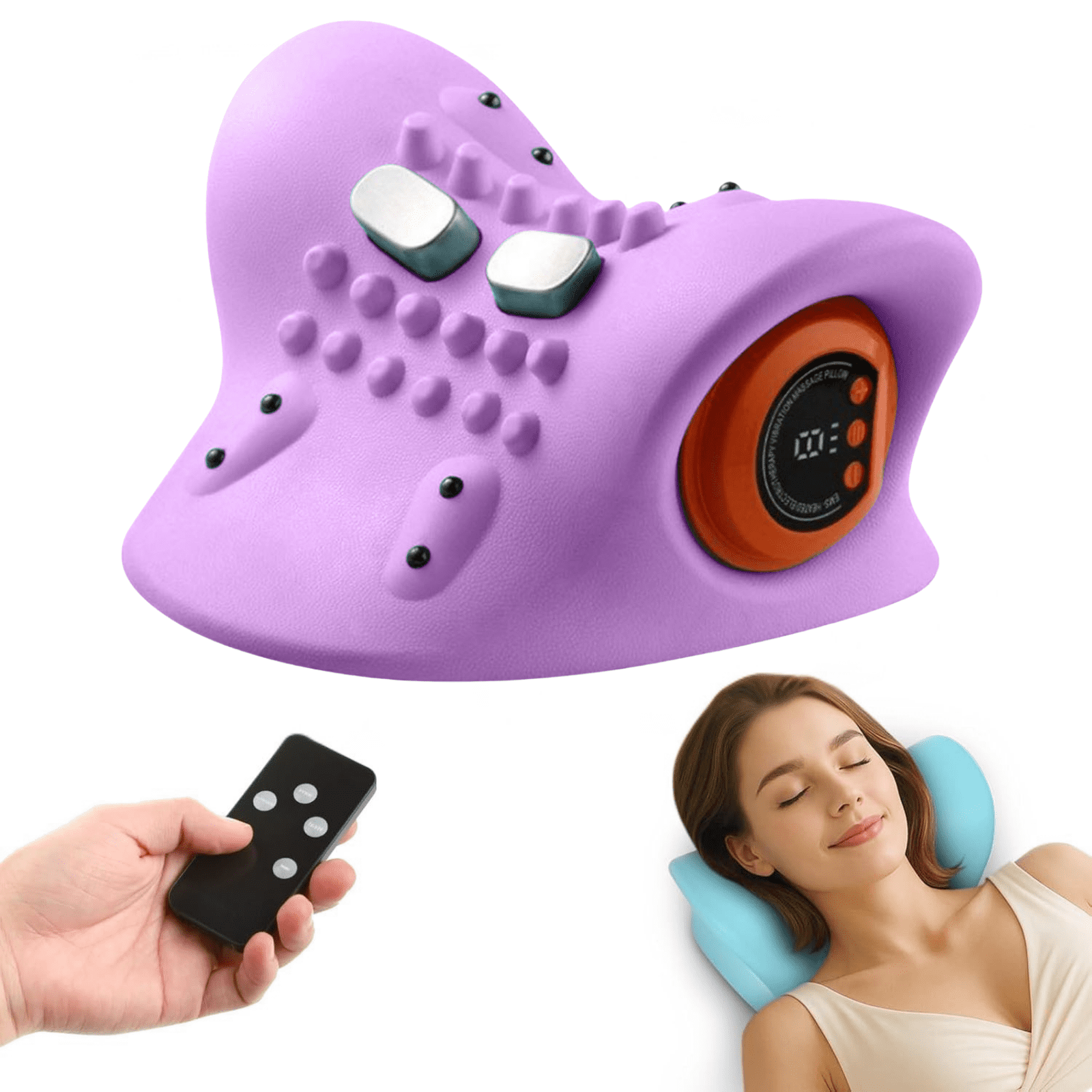 Neck Massager 2026 Deep Tissue Massage with Heating and Vibration Neck ...