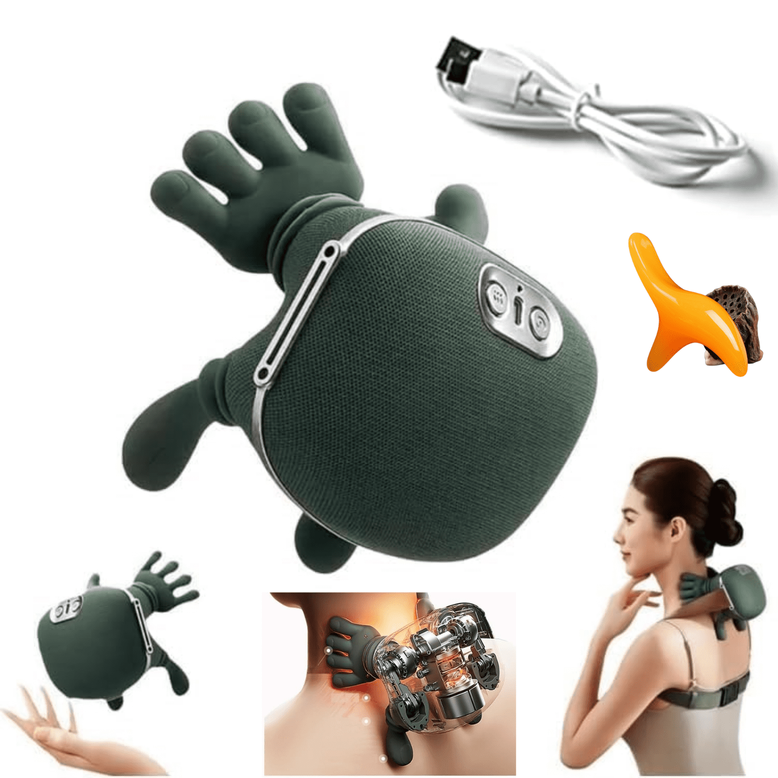 Neck Massager, Neck and Shoulder,2026 New Portable Hand Shoulder and ...