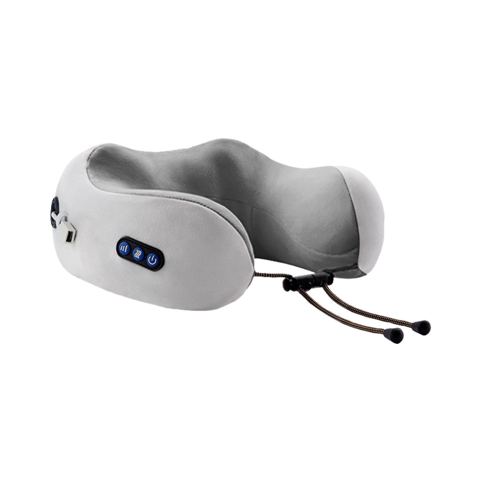 Neck Massager Pillow With Vibration And Heating Cordless Portable Heated Massage Electric U Shape