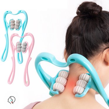 2 Pieces Massage Roller Rolling Ball Head Neck Shoulder Hands Back Leg ...