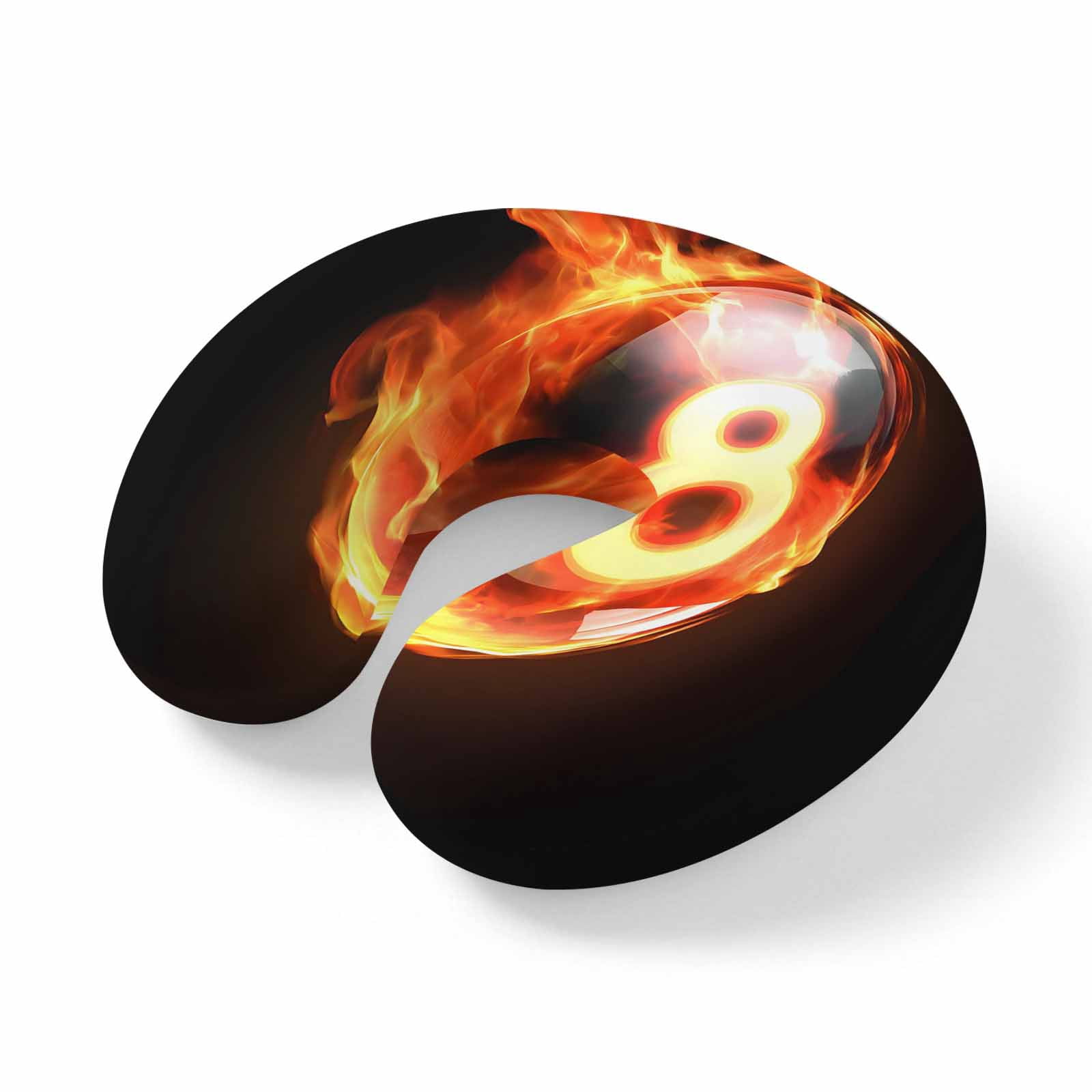 Neck Pillow, Billiards Memory Foam U-Shaped Travel Pillow for Airplane ...