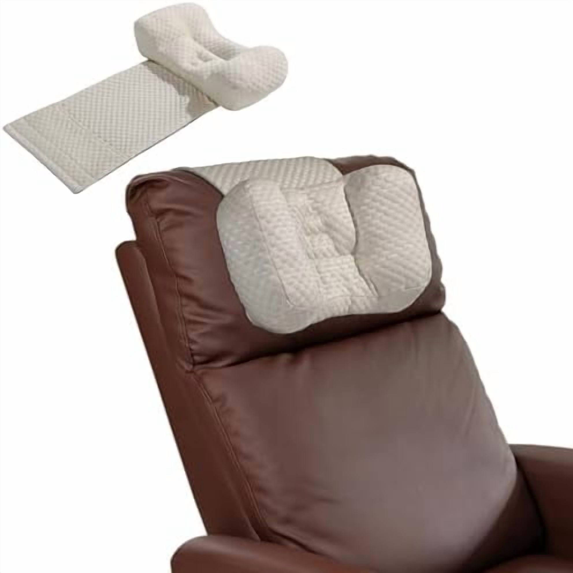 Neck Pillows for Recliners with Pocket,Headrest Cushion for Neck Pain ...