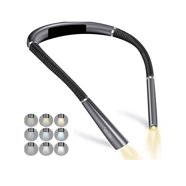 Glocusent Book Light, 3-Color & 6-Brightness Reading Light, Bendable ...