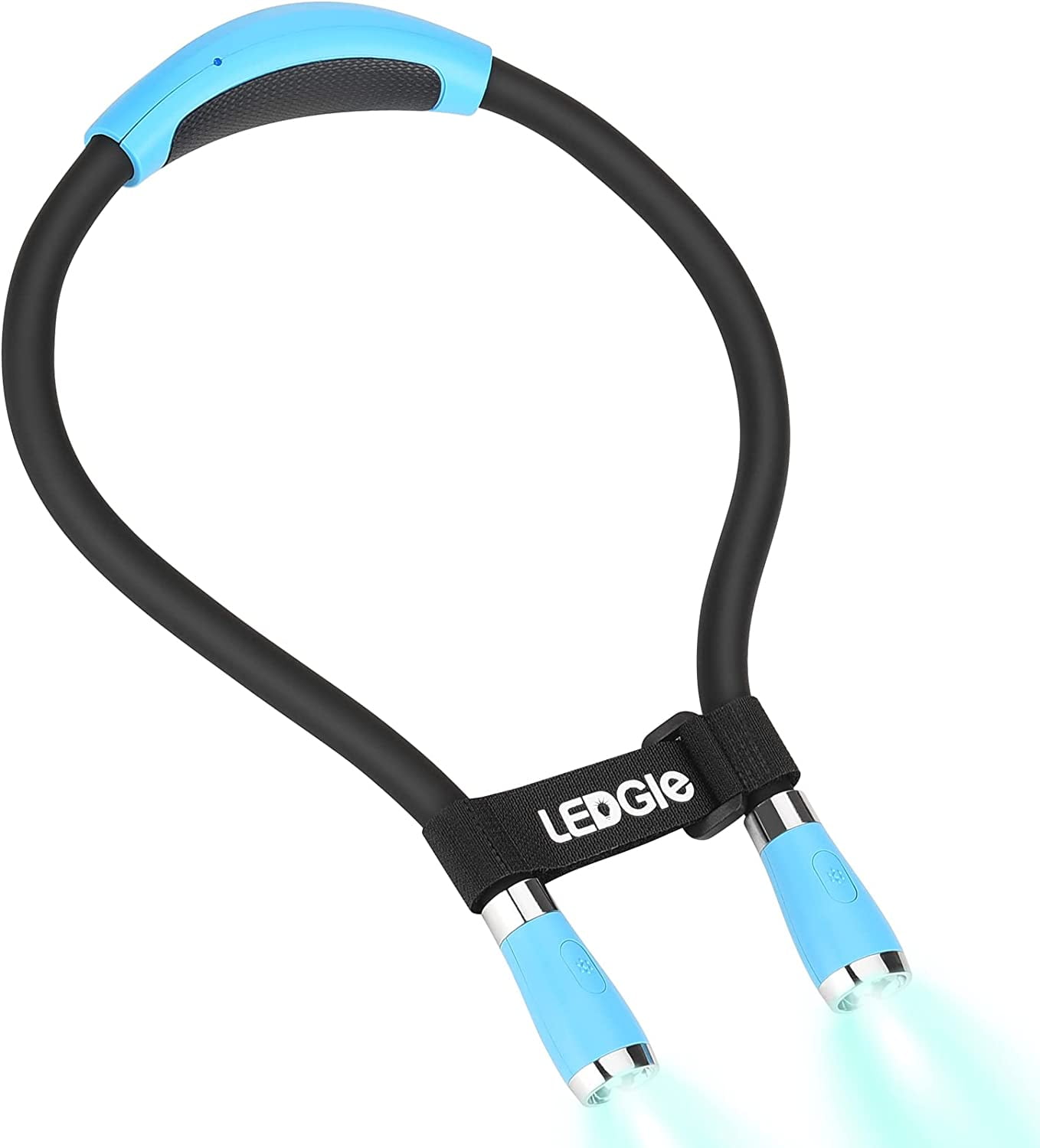 Neck Reading Light Rechargeable Neck Flashlights for Knitting, 4 LED ...