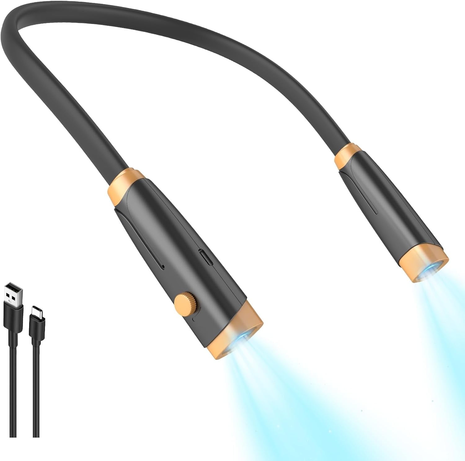 BN-LINK Neck Reading Light, Book Light for Reading in Bed, 3 Color ...