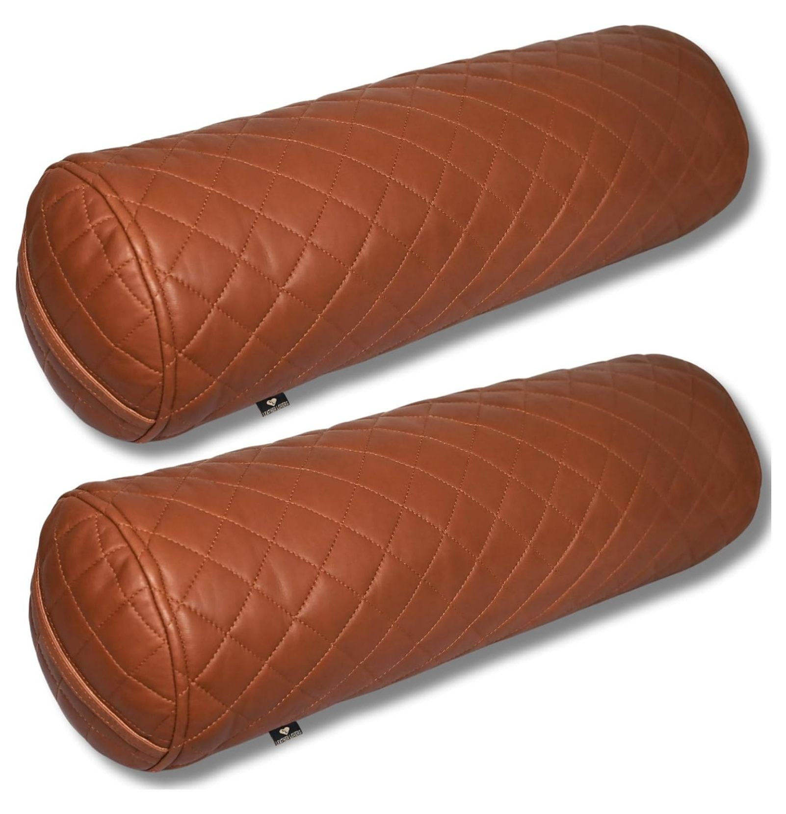 Neck Roll Pillow Cushion, 7x24 Inches Full Moon Round Bolster Pillow ...