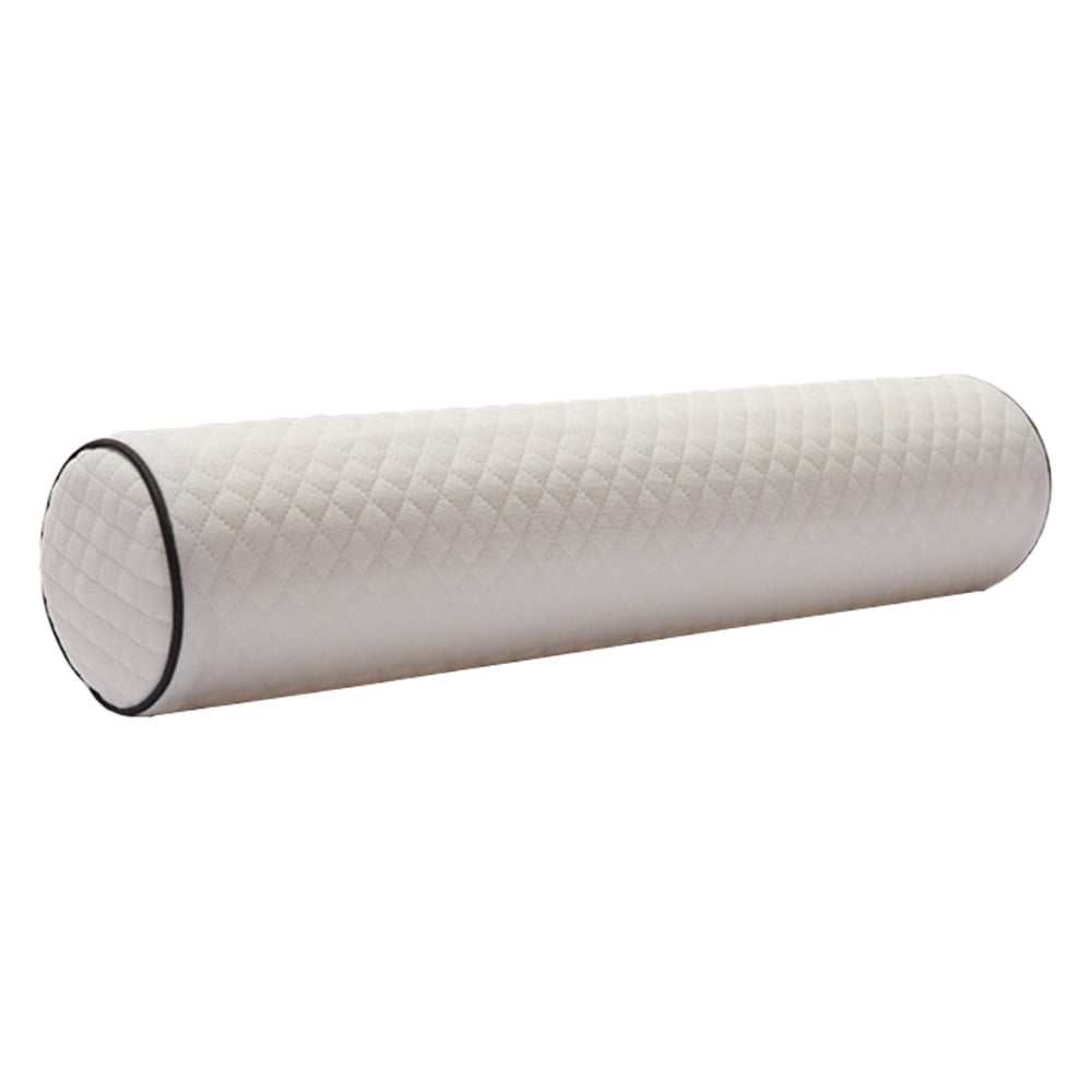 Neck Roll Pillow - Memory Foam Cylinder Pillows for Spine Discomfort ...