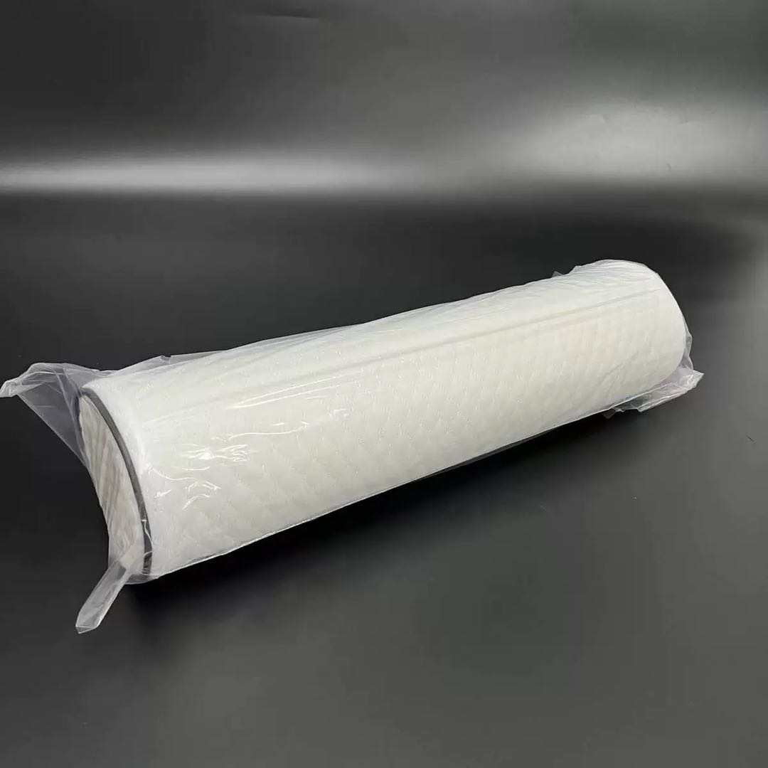 Neck Roll Pillow for Neck Relief – Extra Dense Memory Foam Round ...