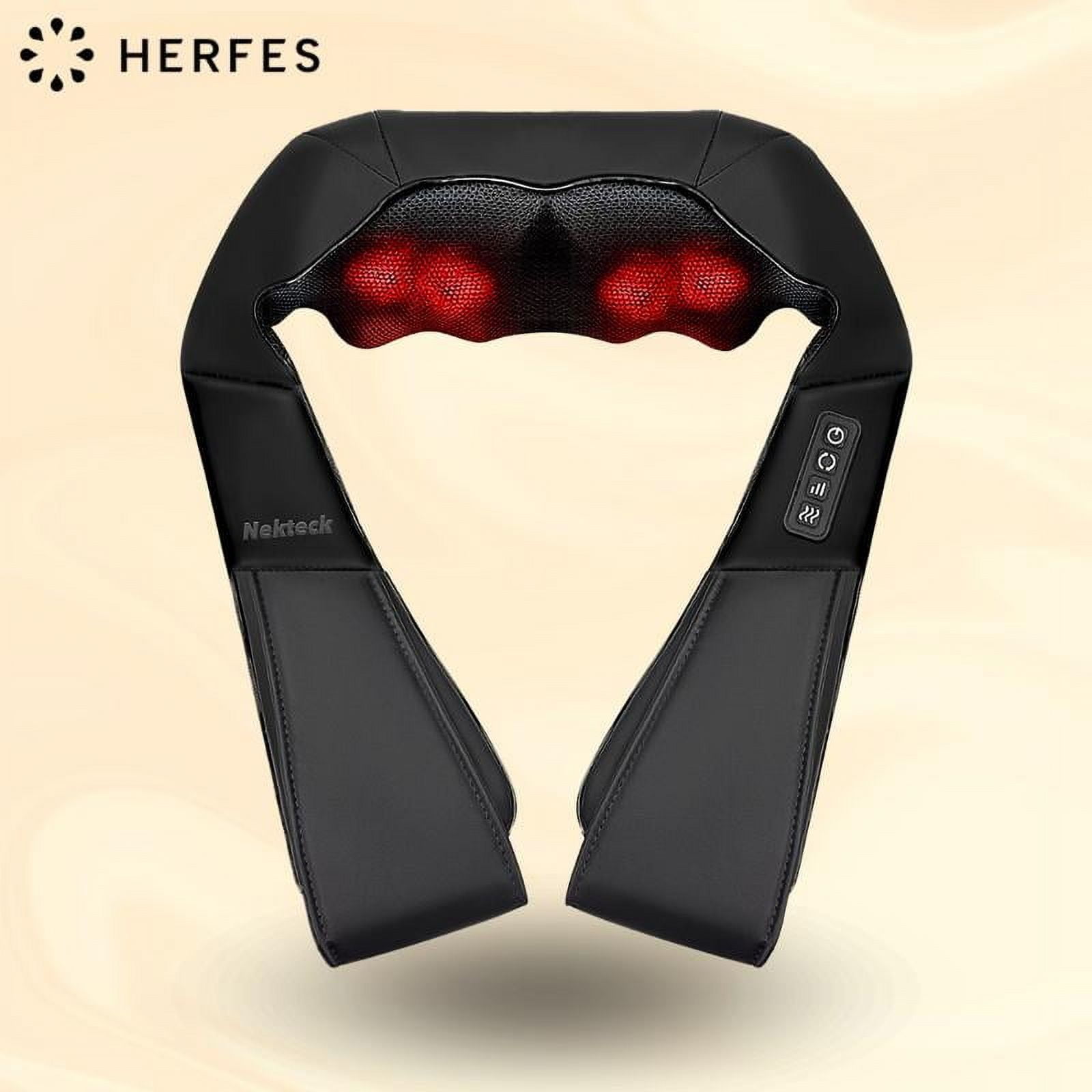 Neck Shoulder Back Massager with Heat - Shiatsu Massager Adjustable ...