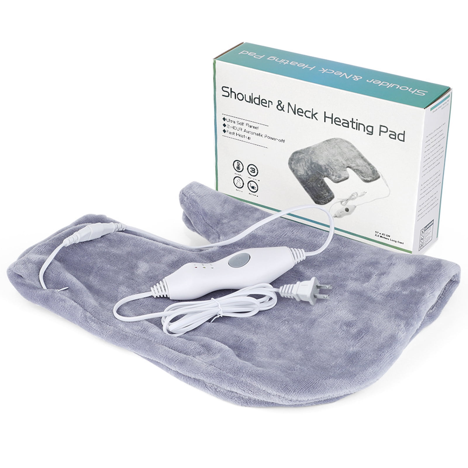 Neck Shoulder Heating Pad US Plug Removable Cover Washable Safe Warm ...