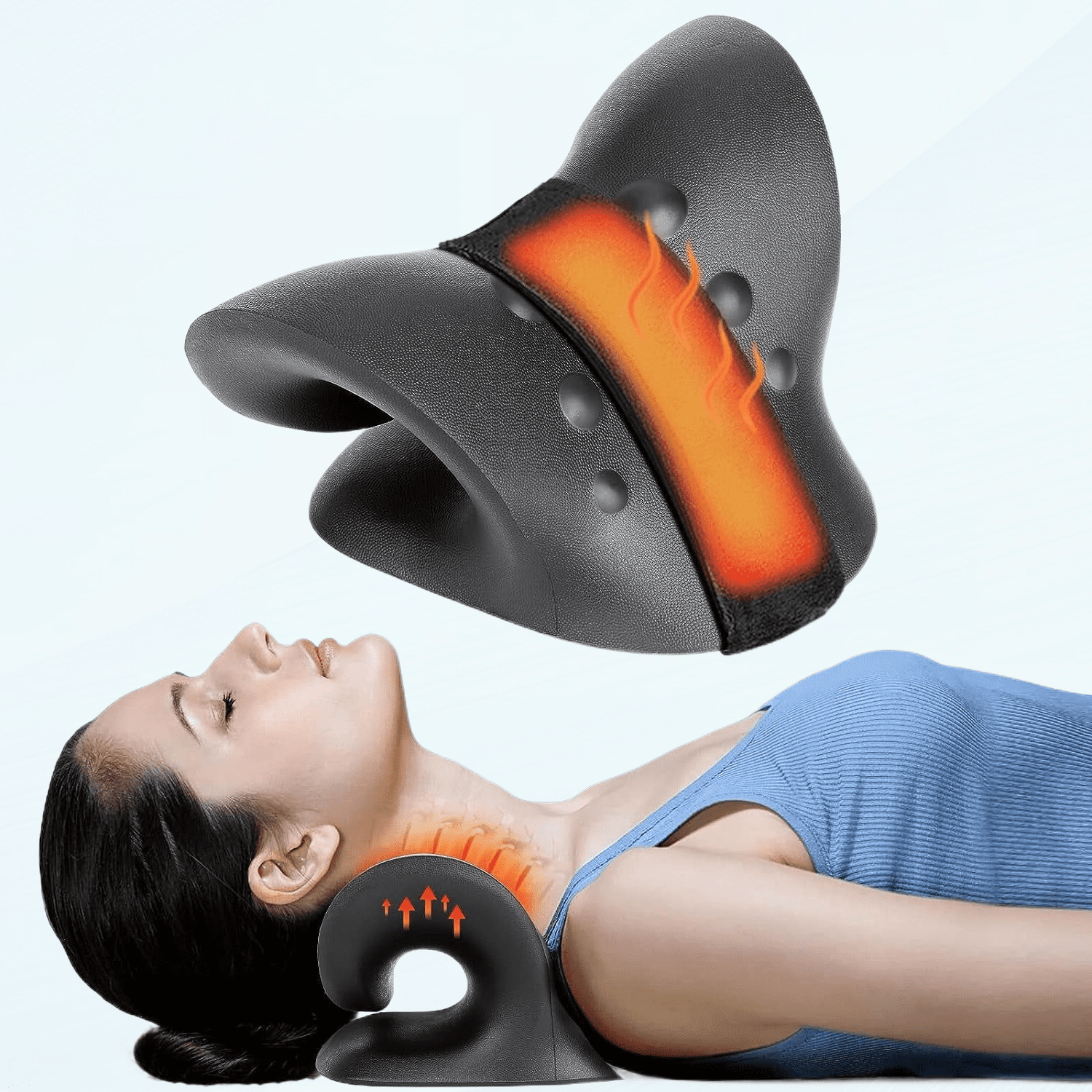 Neck and Shoulder Relaxer, Cervical Neck Traction Device Neck Stretcher ...