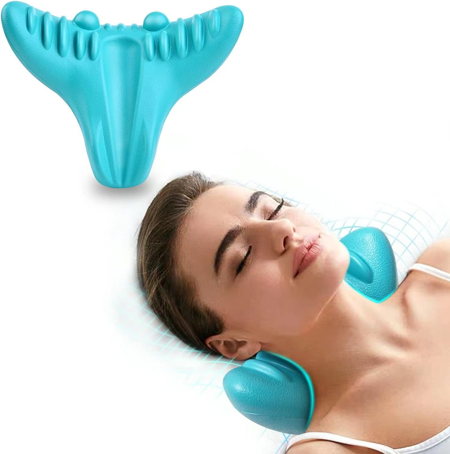 Neck and Shoulder Relaxer - Neck Stretcher for TMJ Pain Relief - Upper ...