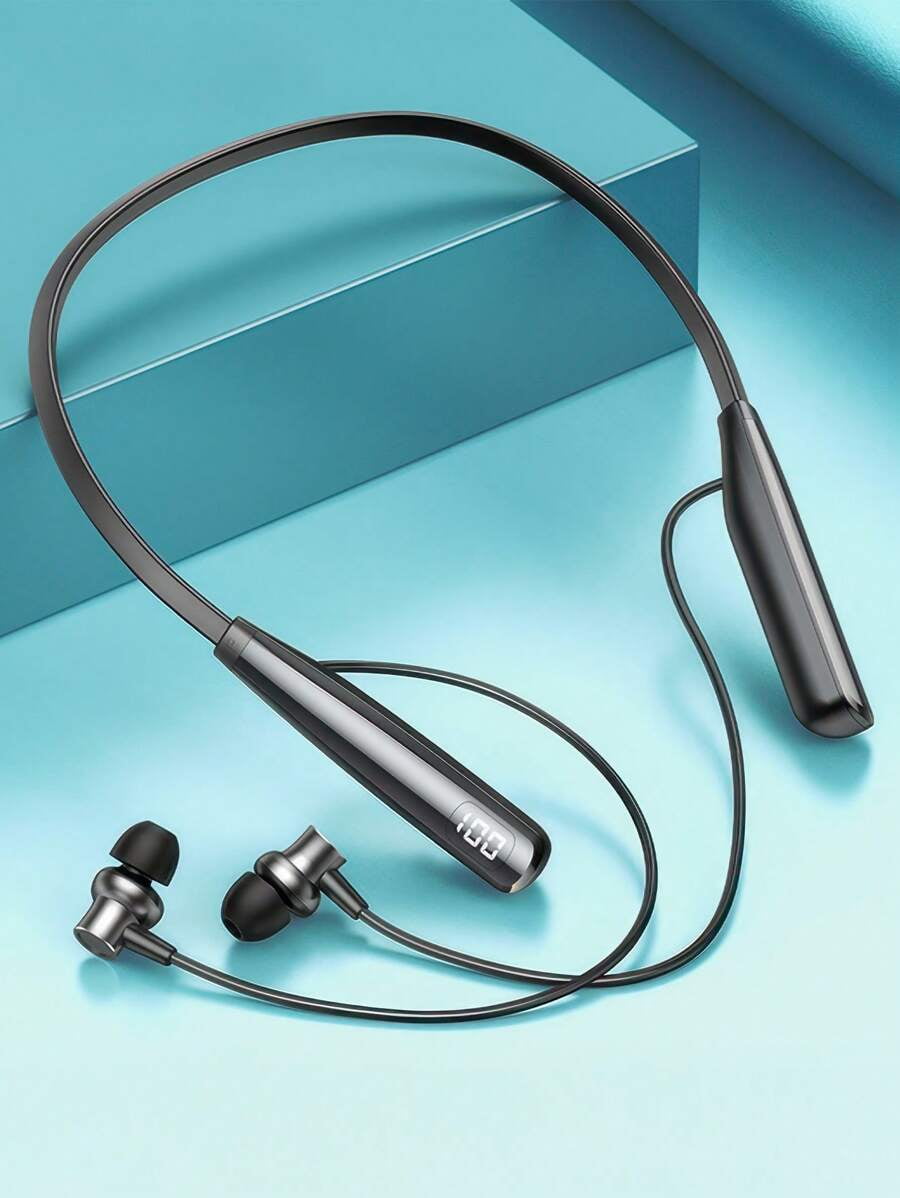 Neck Strap Wireless Earbuds, Flexible Dual-Mode In-Ear Headphones with ...