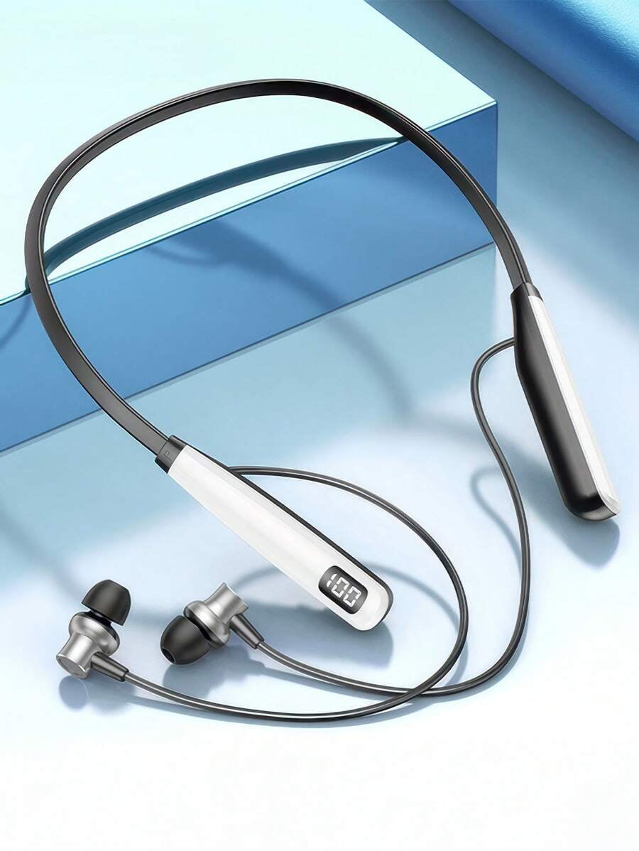 Neck Strap Wireless Earbuds, Flexible Dual-Mode In-Ear Headphones with ...