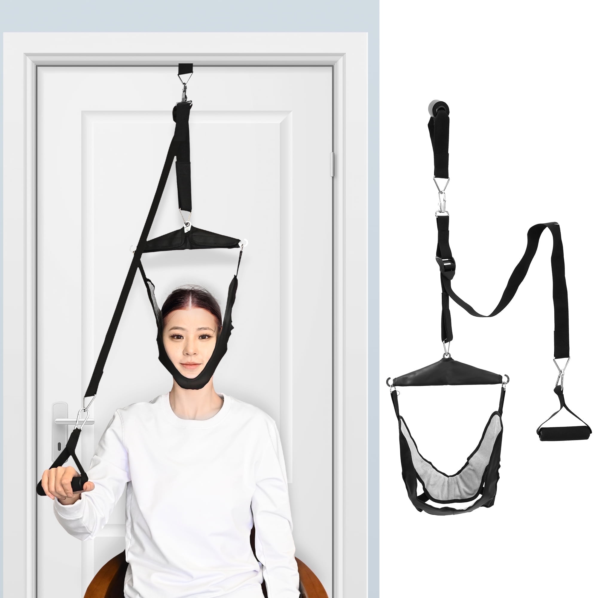 Neck Stretcher Cervical Neck Traction Device for Home Use,Portable Over ...