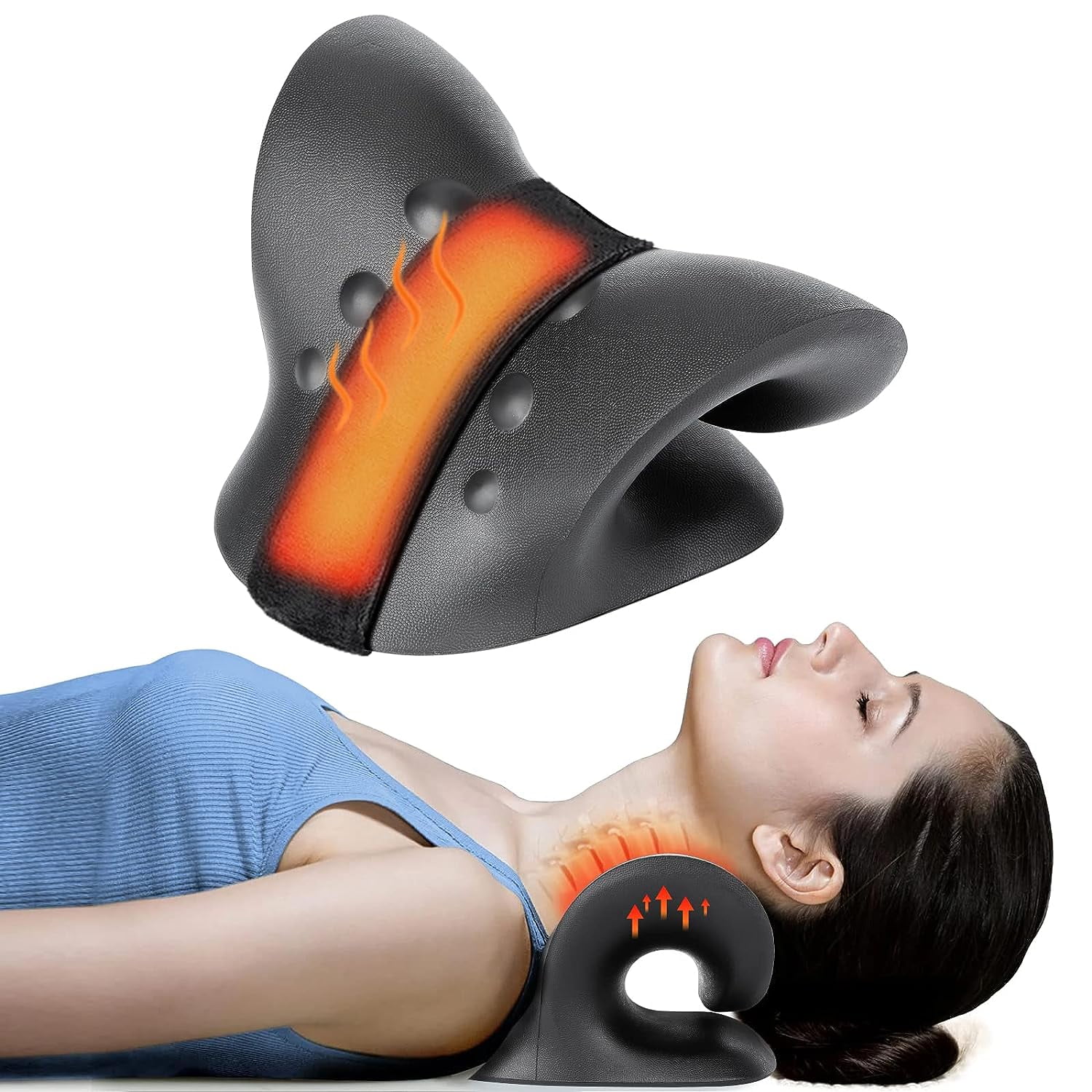Neck Stretcher, Neck Cloud for Pain Relief, Apply Heat, Relieve Muscle ...