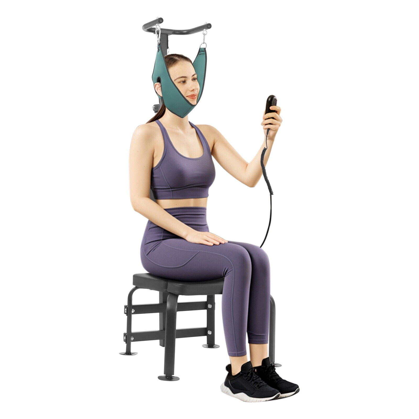 Neck Stretching Training Equipment, Electric Stretcher Cervical ...