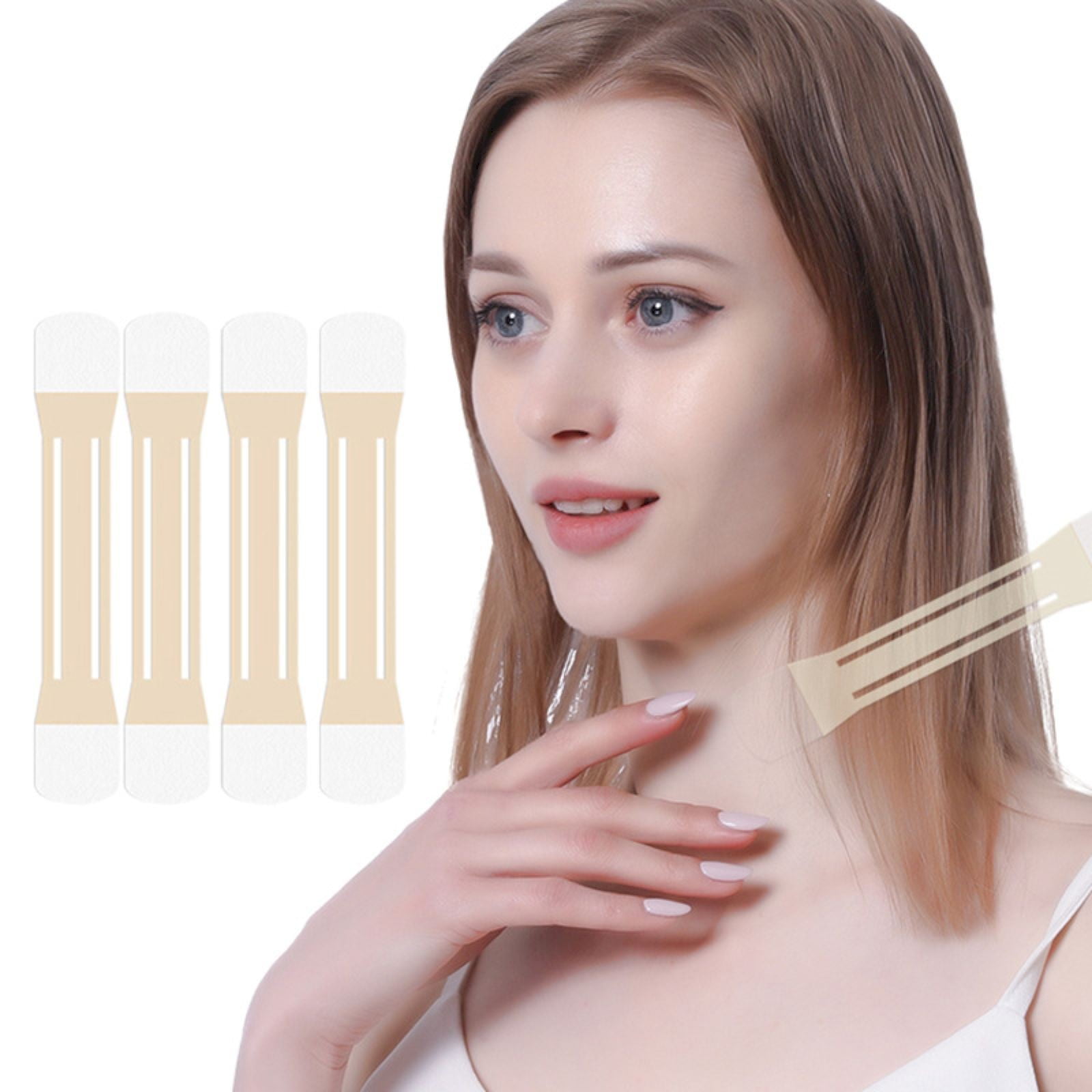 Neck Strips,Neck Lift Tape,Neck Tape,10 Count Secret Lift Pro - Instant ...