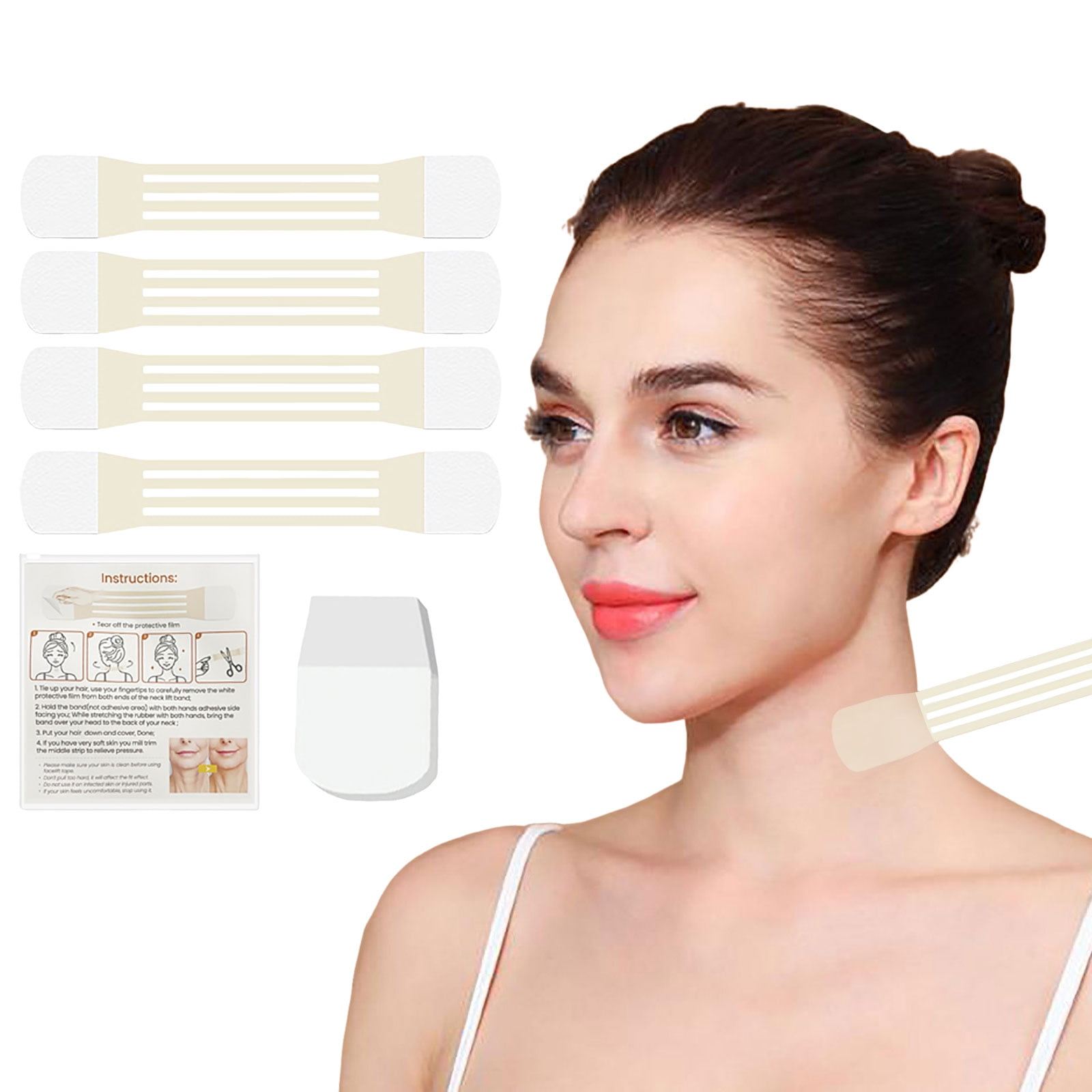 Neck Strips, Neck Tape Lifting Invisible Tightening Tapes and Bands ...