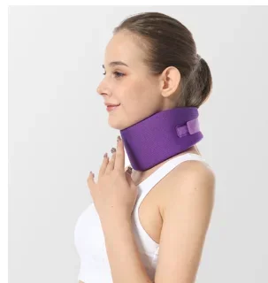 Neck Support Cervical Brace corrector Adjustable Soft Foam Cervical ...