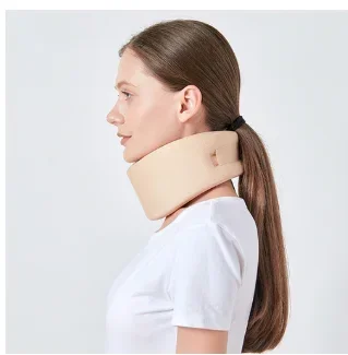 Neck Support Cervical Brace corrector Adjustable Soft Foam Cervical ...