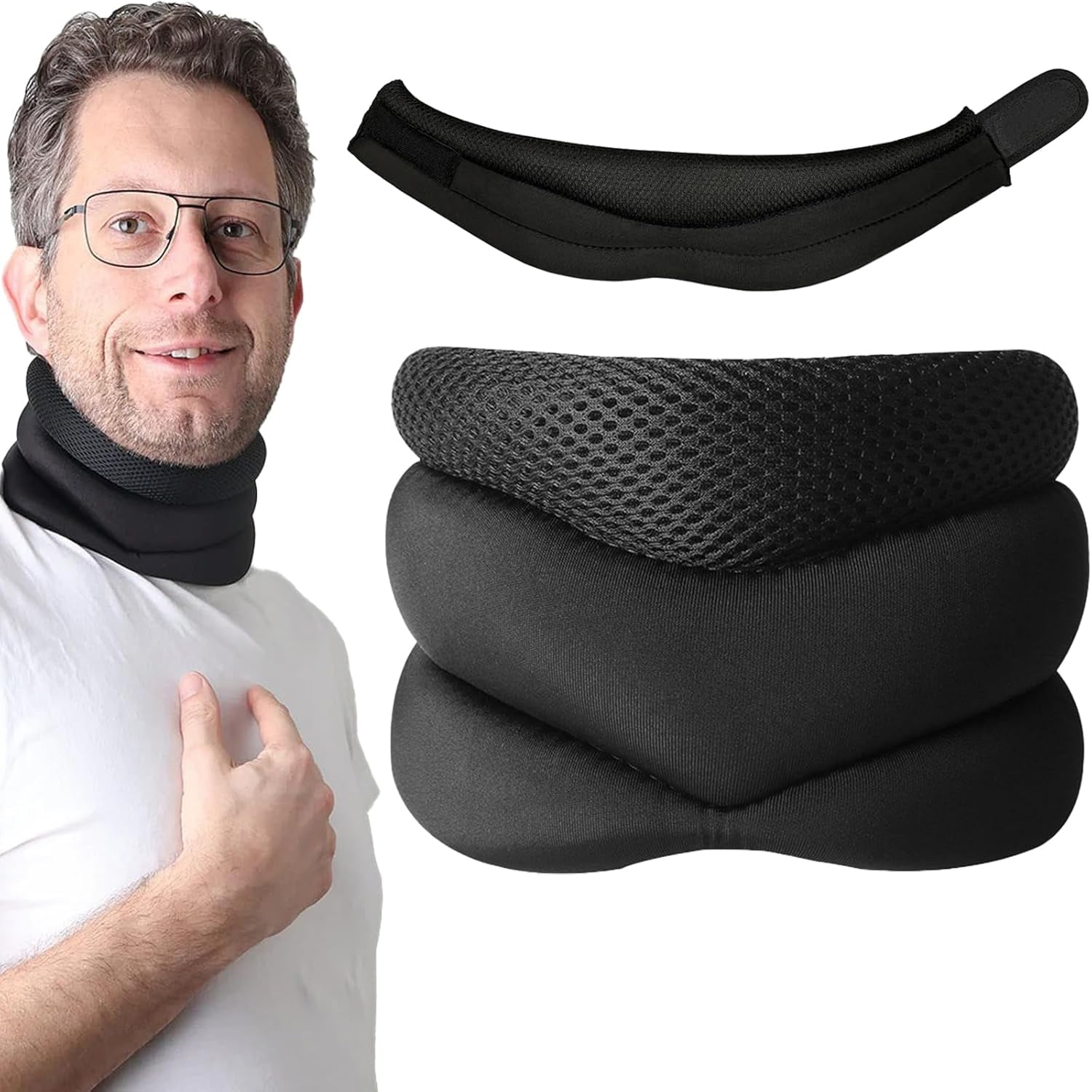 Neck Support for Snoring, Necksupport - Never Snore Again, Neck Brace ...