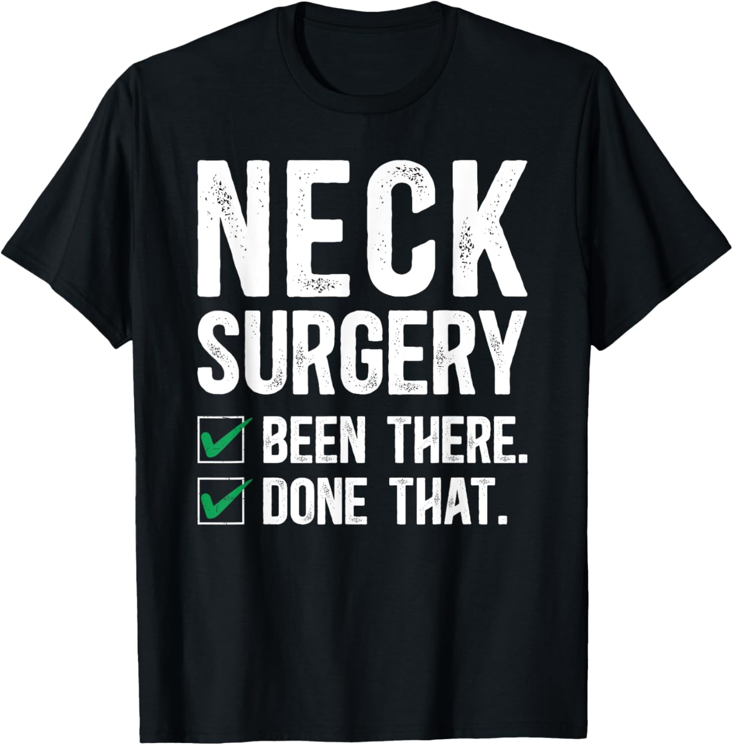 Neck Surgery Recovery Neck Surgery Survivor T-Shirt mens t shirt，black ...