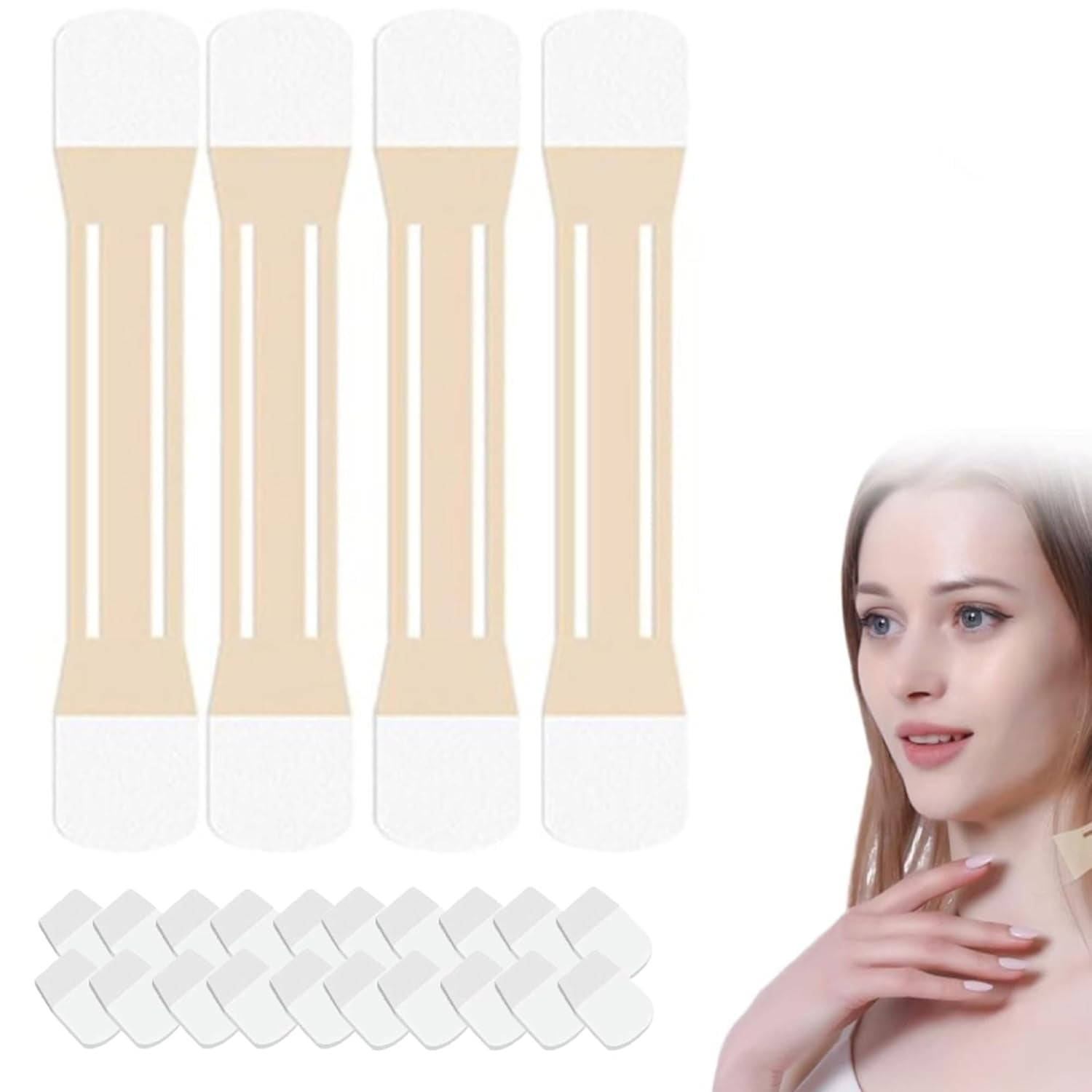 Neck Tapes Lifting Invisible Behind Necks For Women, Neck Lift Tape ...