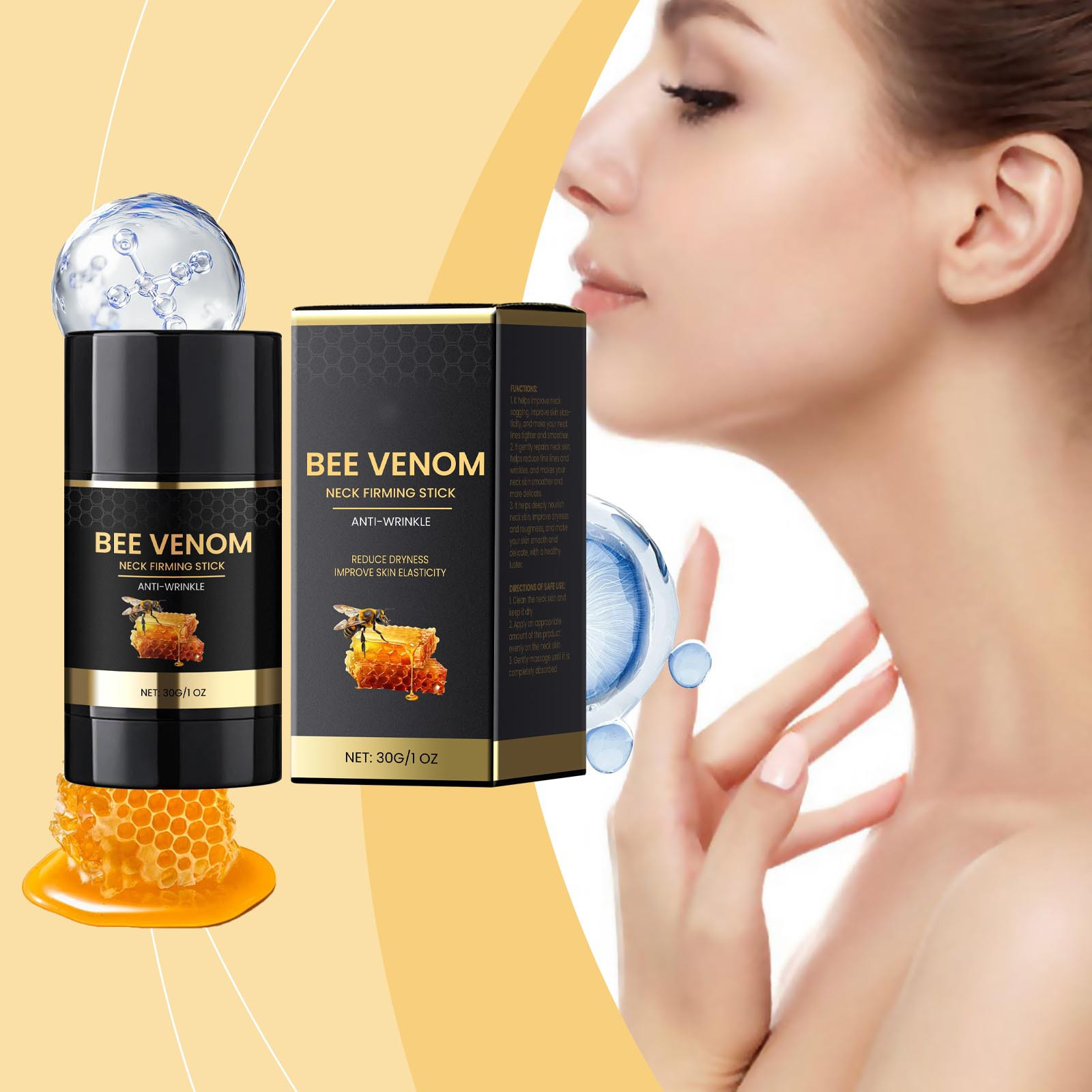 Neck Tightening Stick Neck Tightening Cream That Works,Deeply Nourishes ...