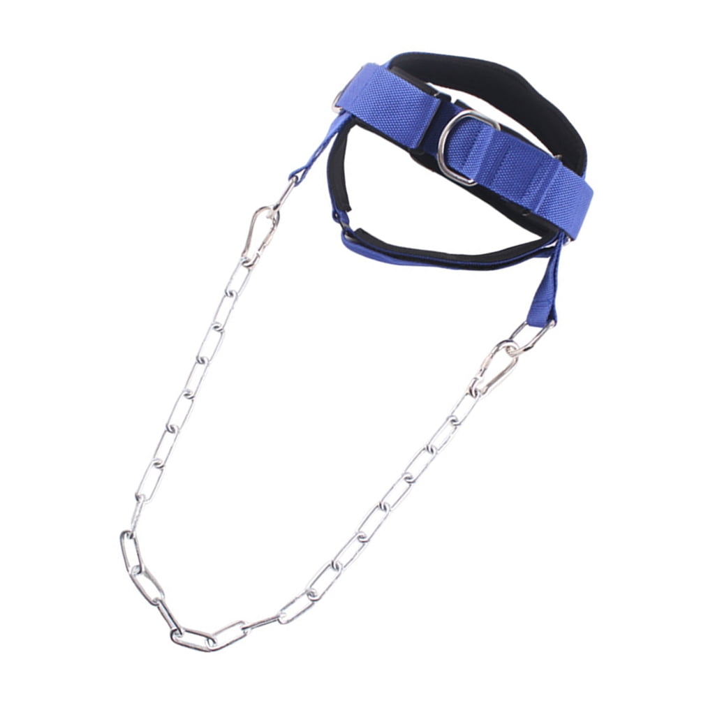 Neck Training Exerciser Head Harness Traps Muscle Builder for Weight ...
