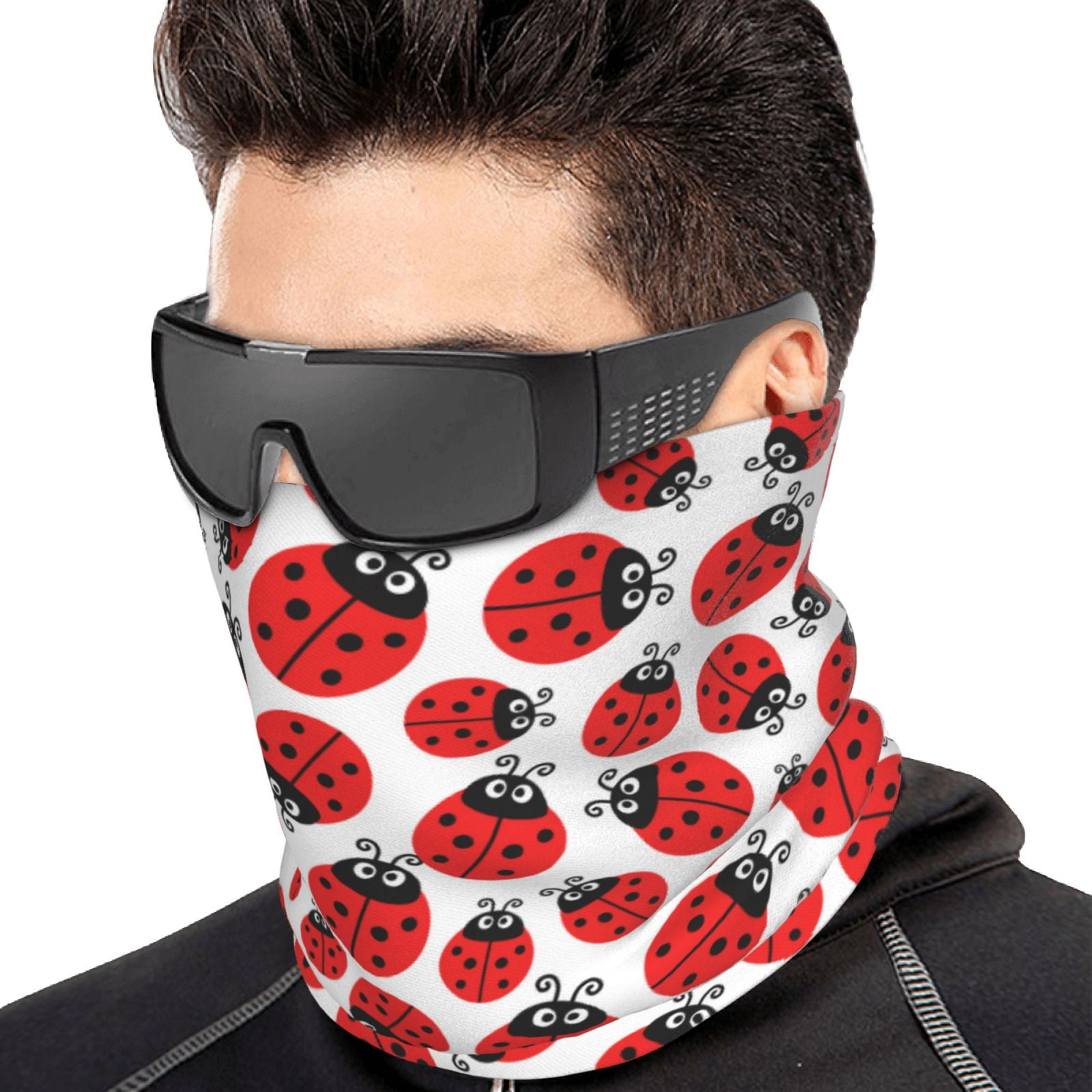 Neck Warmer Scarf, Cartoon Ladybug Soft Headband Hair Sock Head Wrap ...