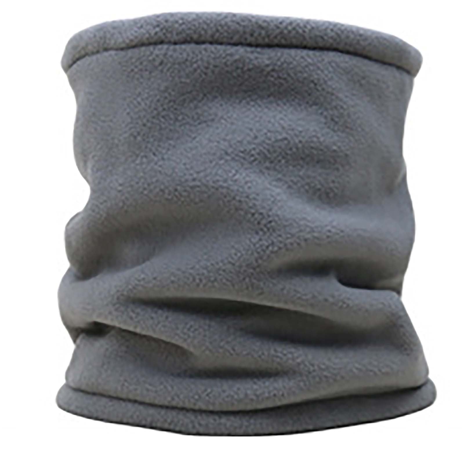 Neck Warmer Winter Plush Fleece Neck Gaiter Heat Trapping Thermal Ski ...