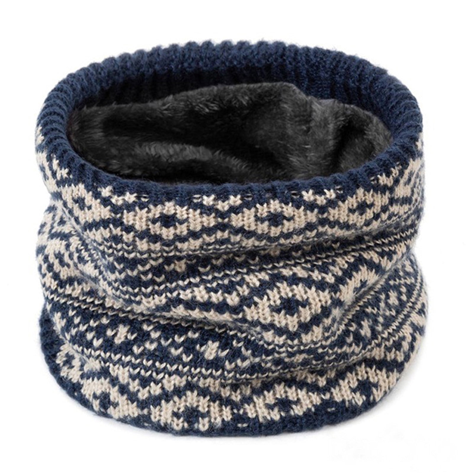 Neck Warmer for Men Women Fleece Neck Gaiter Winter Double-layer Thick ...