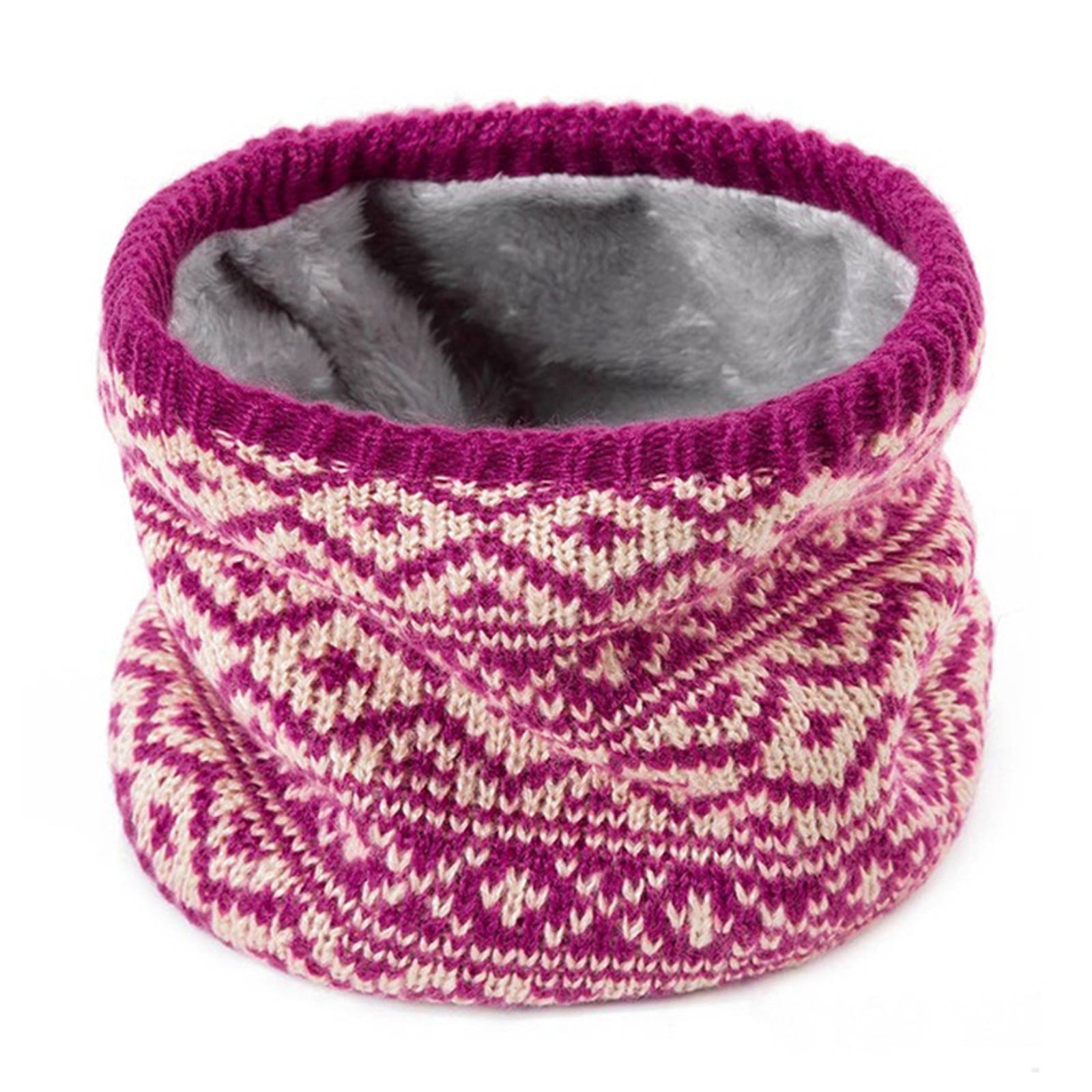 Neck Warmer for Men Women Fleece Neck Gaiter Winter Double-layer Thick ...