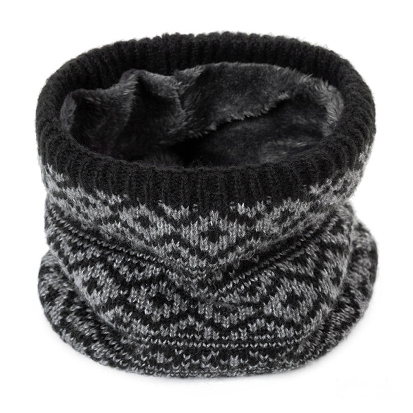 Neck Warmer for Men Women Fleece Neck Gaiter Winter Double-layer Thick ...